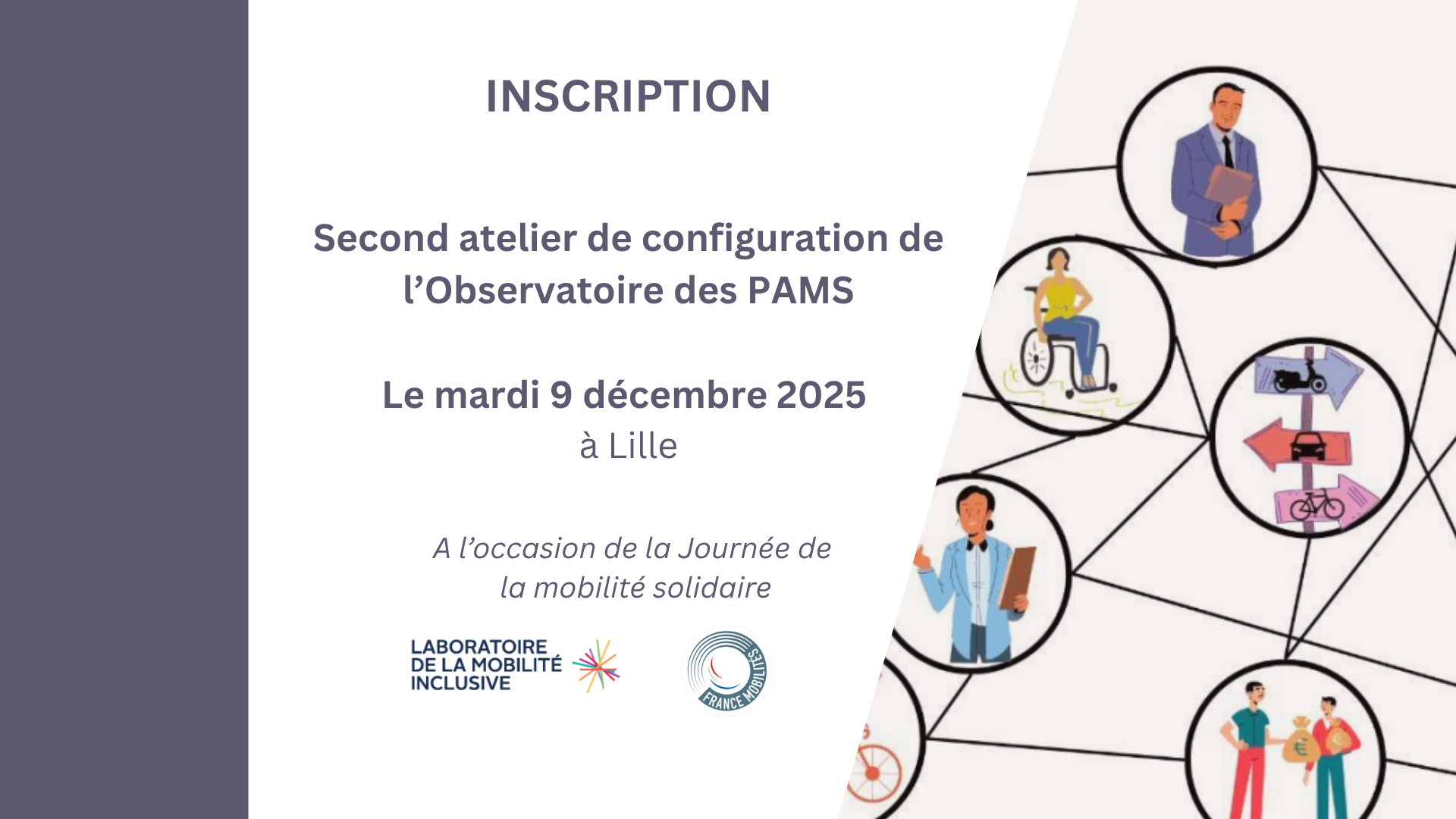 Inscription - Second atelier de l'Observatoire des PAMS